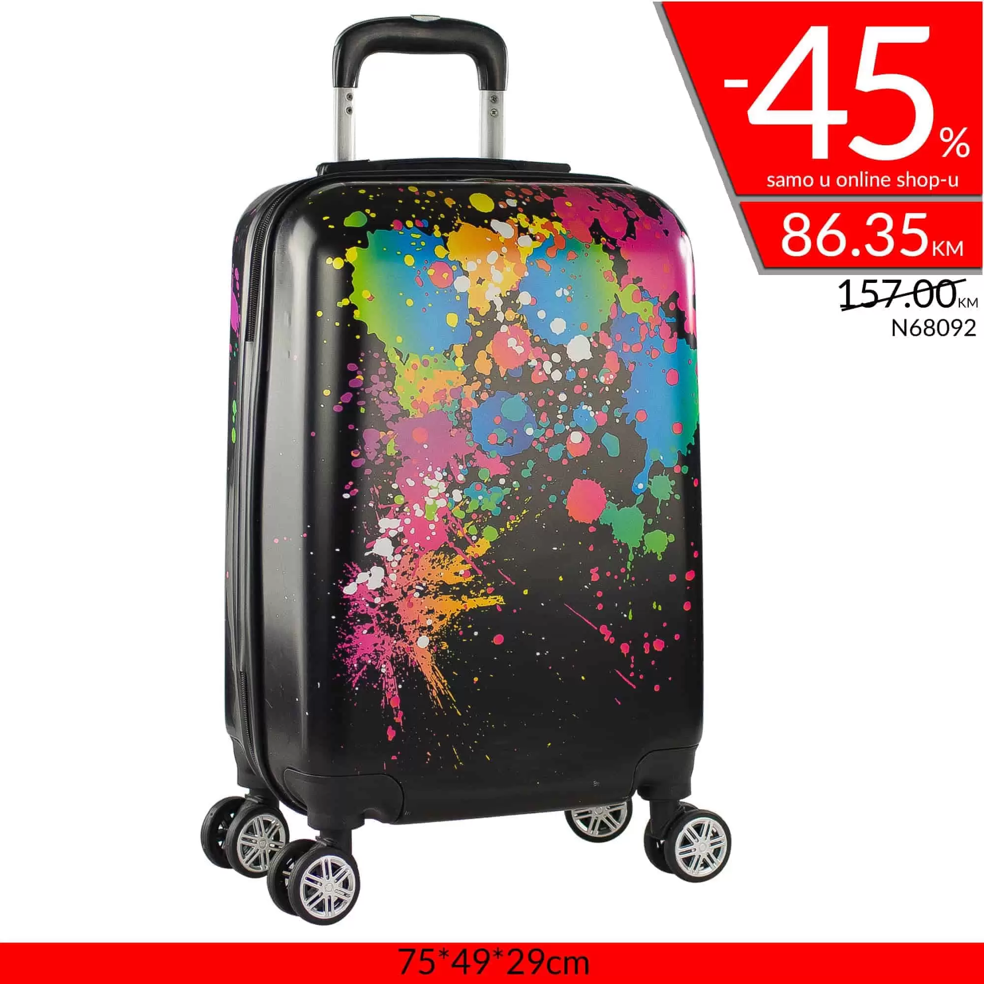 Metro obuća, Enzo i Lorenzo koferi sniženi 45%! 26.09.2019. godine ...