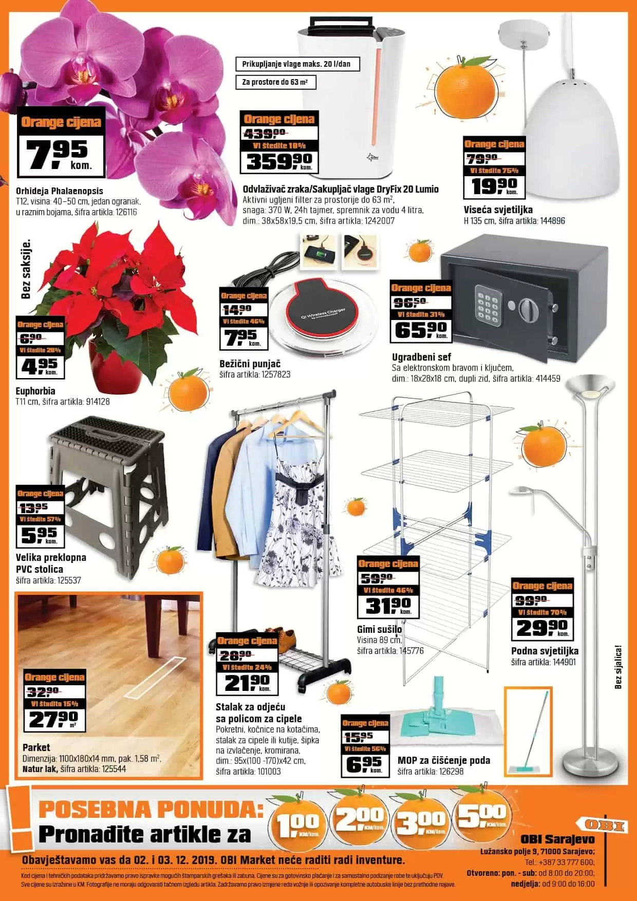 Orange Friday u OBI marketima! 29.11.2019. godine - ustedite.ba