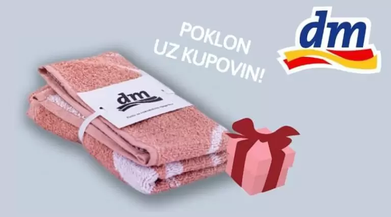 dm poklon PEŠKIR! Vrijeme je za njegu lica! - ustedite.ba