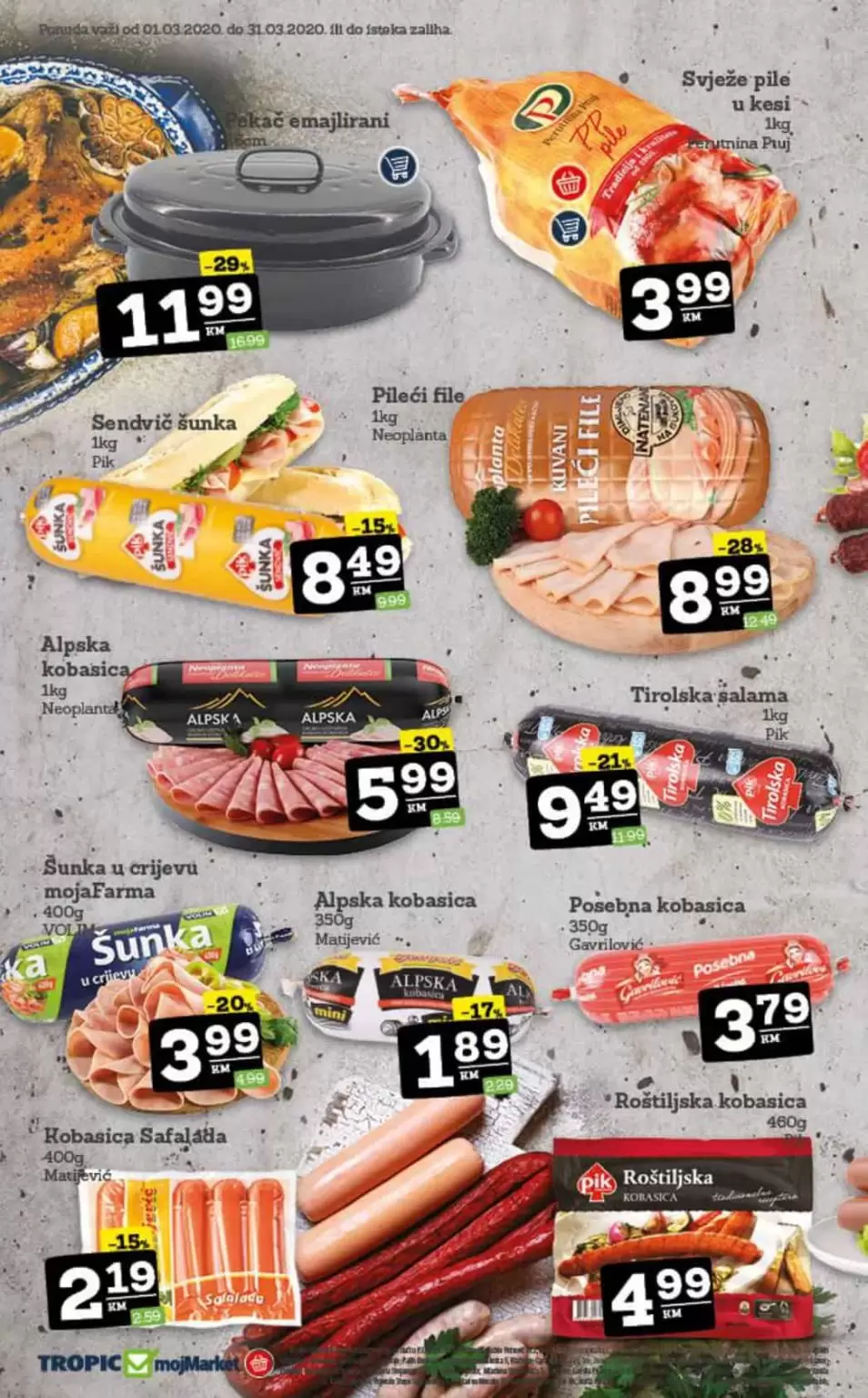 Tropic akcijski katalog 1-31.3.2020. godine - ustedite.ba