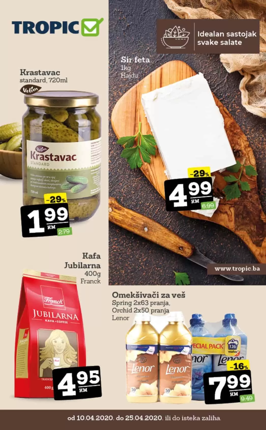 Tropic akcijski katalog 10-25.4.2020. godine! - ustedite.ba
