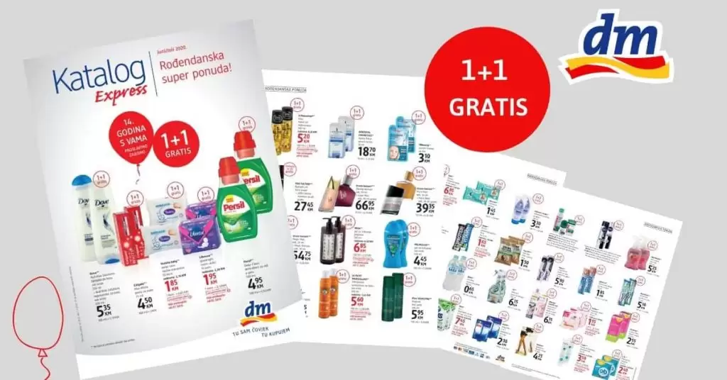dm Katalog Express Juni/Juli 2020 ?1+1 GRATIS ? - ustedite.ba