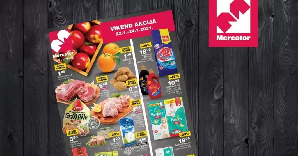 Mercator Vikend akcija 22-24.01.2021. godine - ustedite.ba