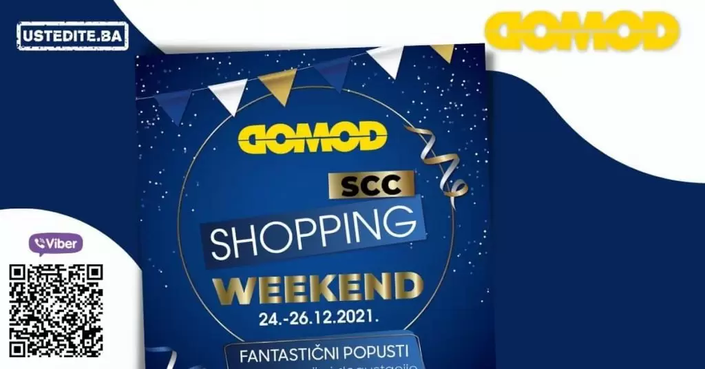 Domod SHOPPING WEEKEND 24-26.12.2021. godine - ustedite.ba