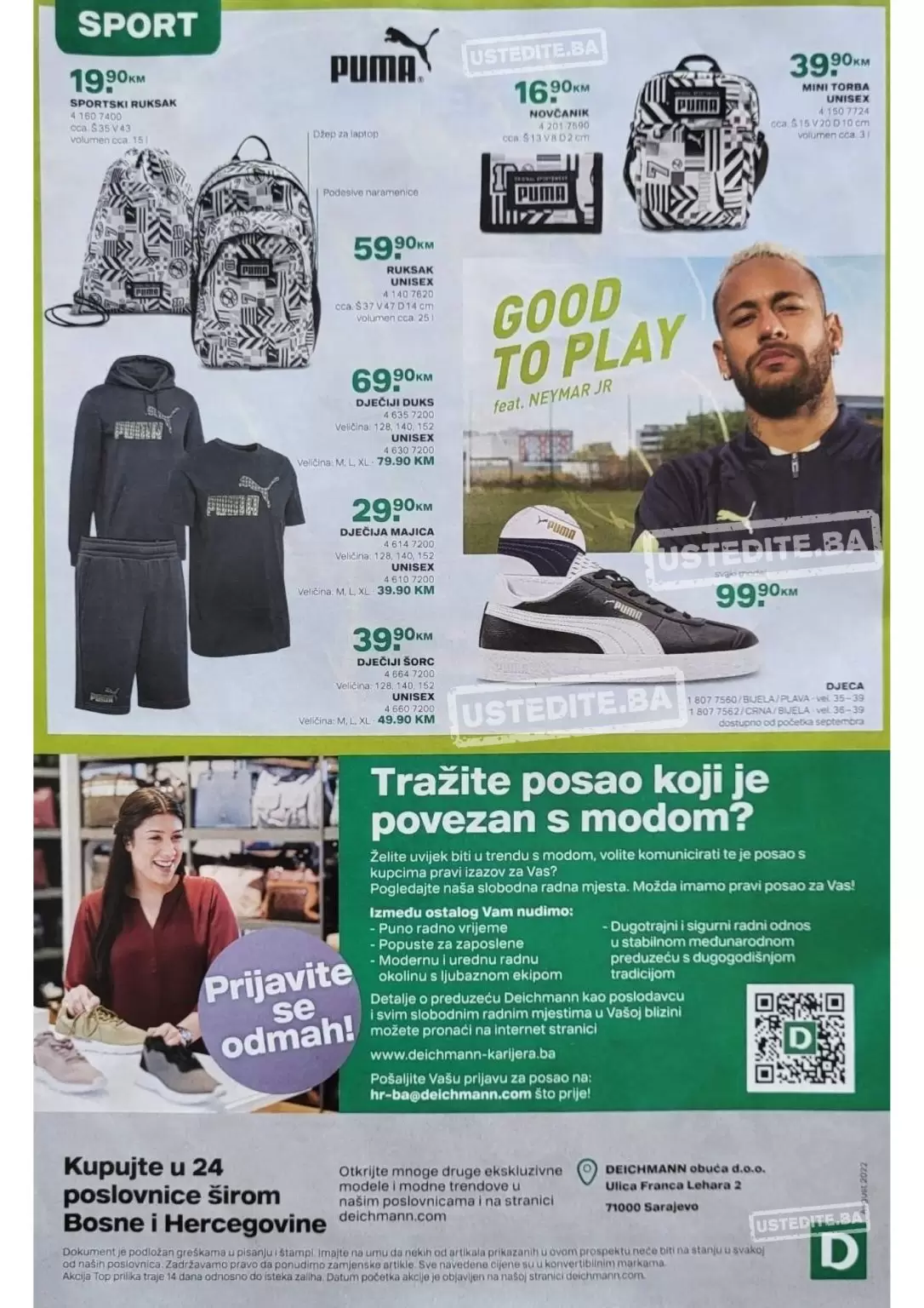 Deichmann katalog avgust 2022! Nova Decimhann sniženja i akcije ...