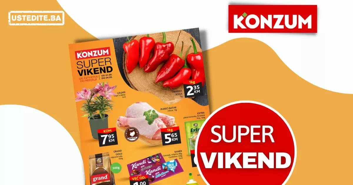 KONZUM VIKEND KATALOG septembar 2022 ⏳【ODLIČNA SNIŽENJA】akcija sniženja ...