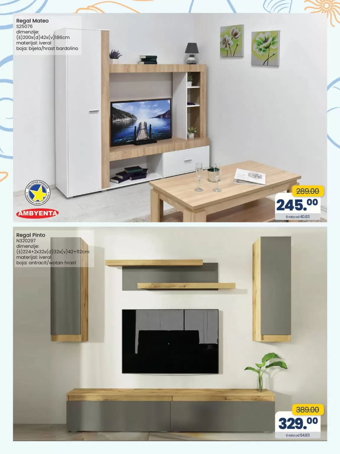 Fis katalog NAMJEŠTAJ Ambyenta SUPER sniženje do 9.9.2022. - ustedite.ba