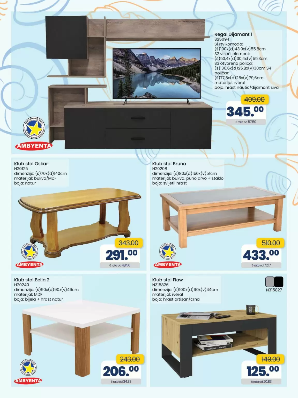 Fis katalog NAMJEŠTAJ Ambyenta SUPER sniženje do 9.9.2022. - ustedite.ba