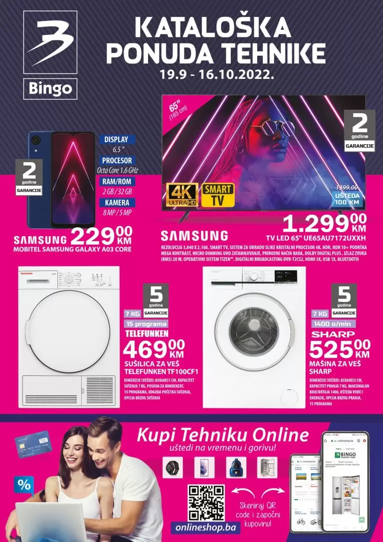Bingo TEHNIKA katalog sniženja 19.9-16.10.2022. - ustedite.ba