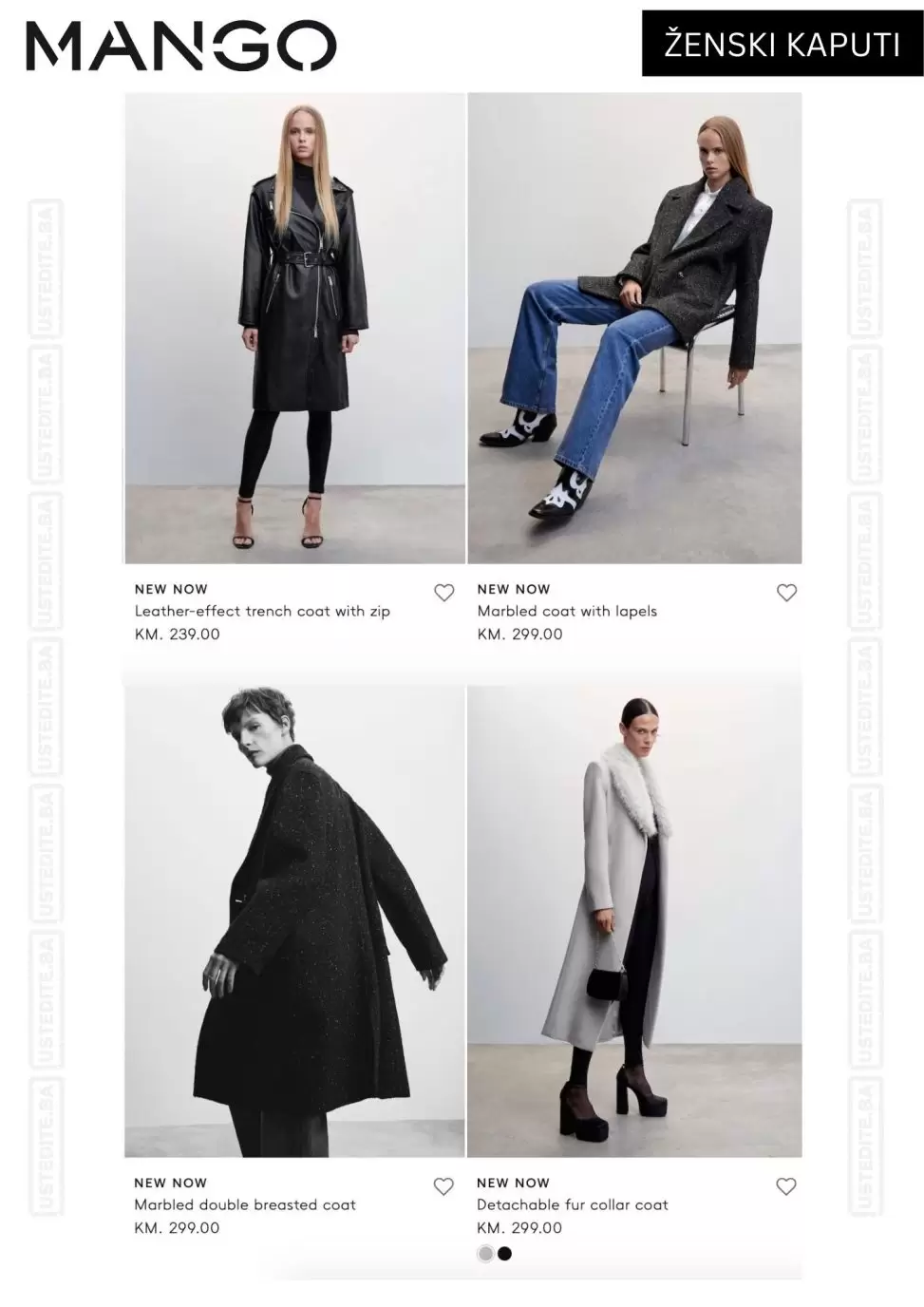 Mango BiH ŽENSKI KAPUTI - 20 modela koje ćete voljeti! - ustedite.ba