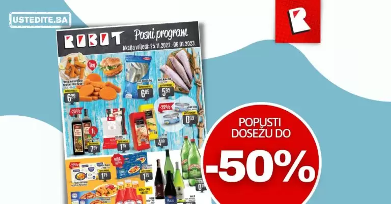 Robot katalog POSNI PROGRAM 25.11.2022-6.1.2023. - ustedite.ba