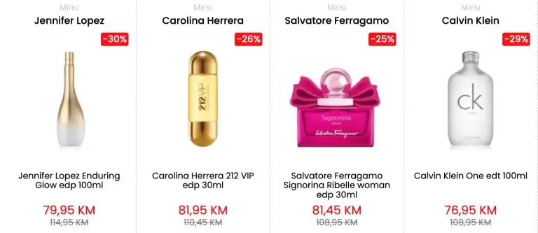 cm Parfemi SNIŽENJE do 33% - decembar 2022 - ustedite.ba
