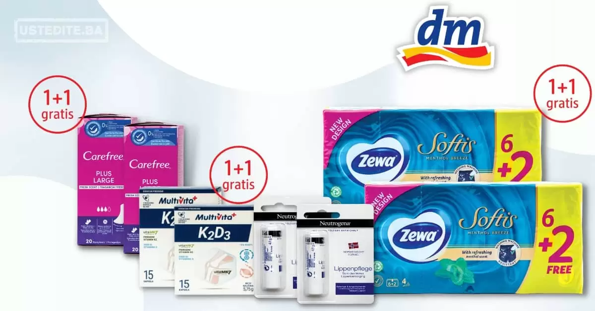 dm 1+1 GRATIS 15-28.2.2023. - ustedite.ba