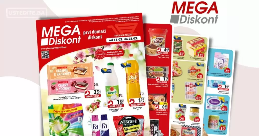 Mega Diskont katalog 13-25.3.2023. - ustedite.ba