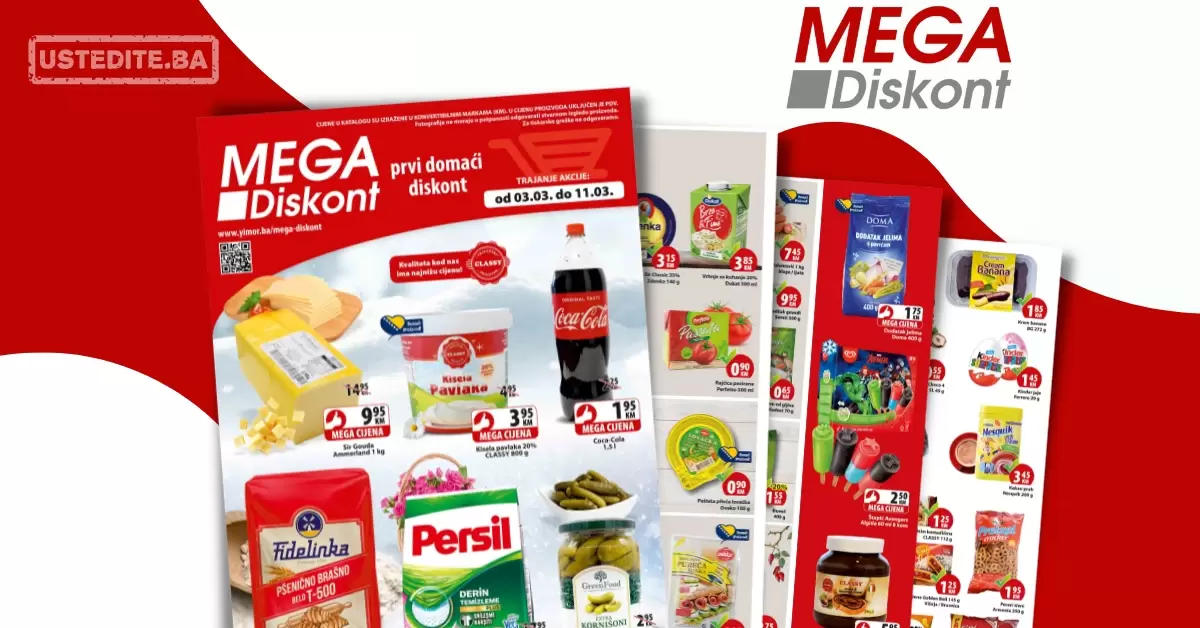 Mega Diskont katalog 3-11.3.2023. - ustedite.ba