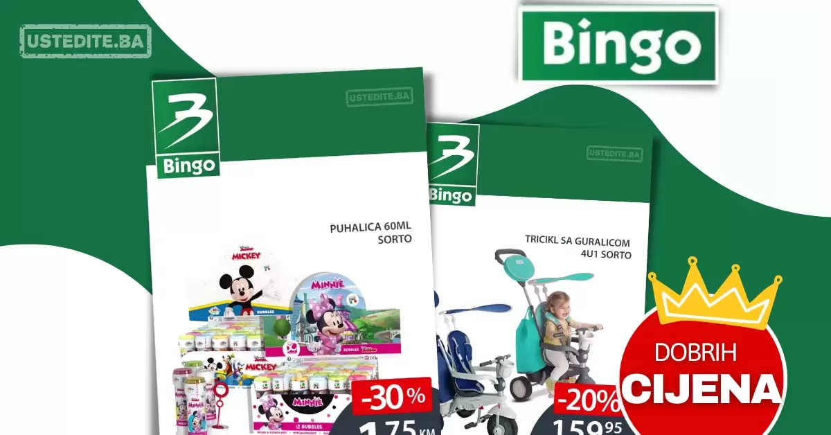 Bingo SUPER AKCIJA do 16.4.2023. - ustedite.ba