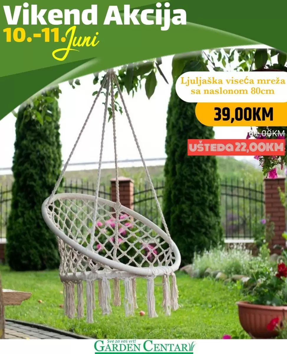 Garden Centar vikend akcija 10-11.6.2023. - ustedite.ba