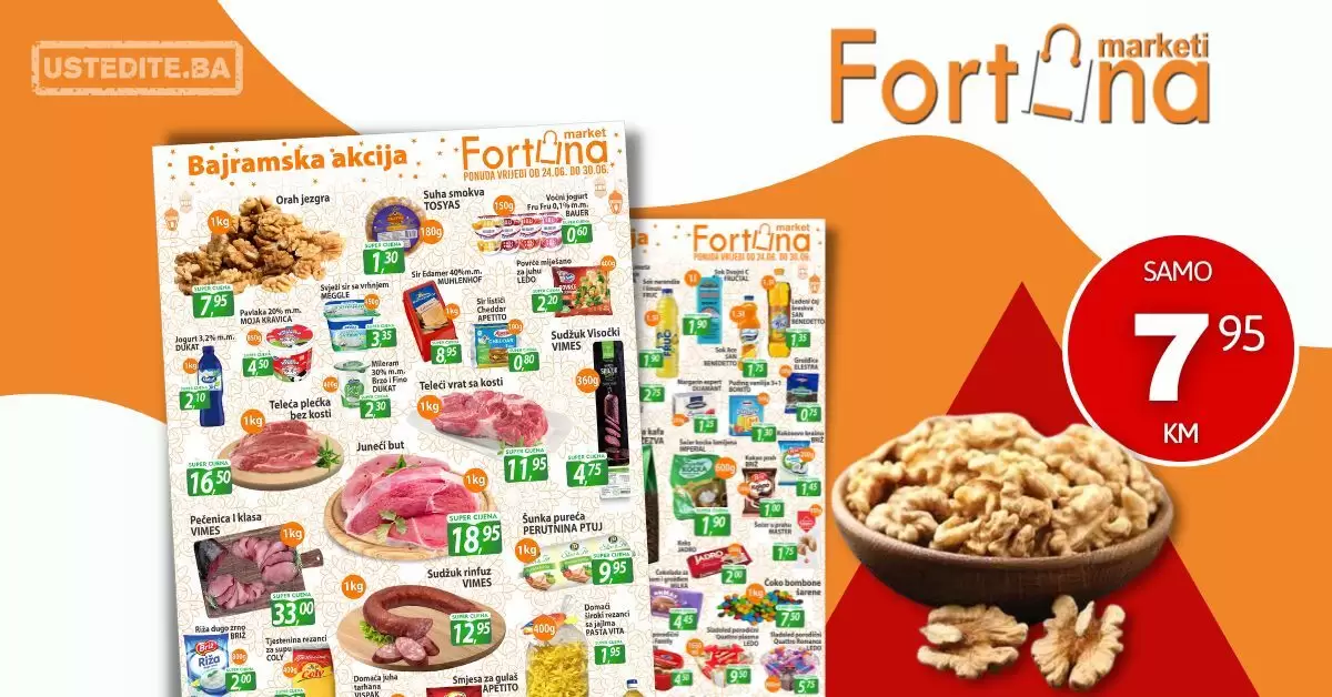 Fortuna katalog BAJRAMSKA AKCIJA 24-30.6.2023. - ustedite.ba