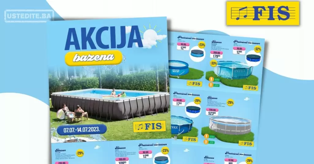 Fis bazeni - akcijske cijene 7-14.7.2023. - ustedite.ba