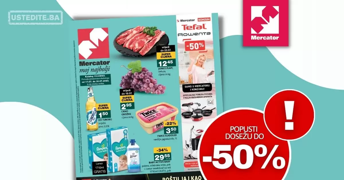 Mercator katalog 18-30.7.2023. - ustedite.ba