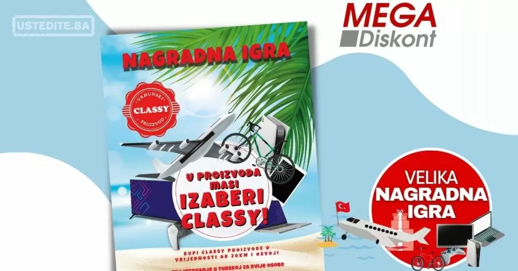 Nagradna igra Yimor-a i Mega Diskonta - ustedite.ba