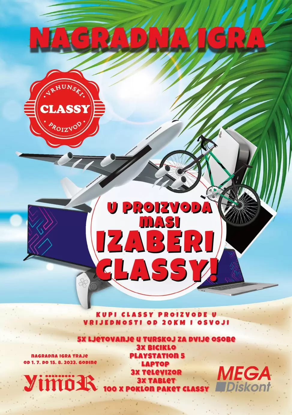 Nagradna igra Yimor-a i Mega Diskonta - ustedite.ba