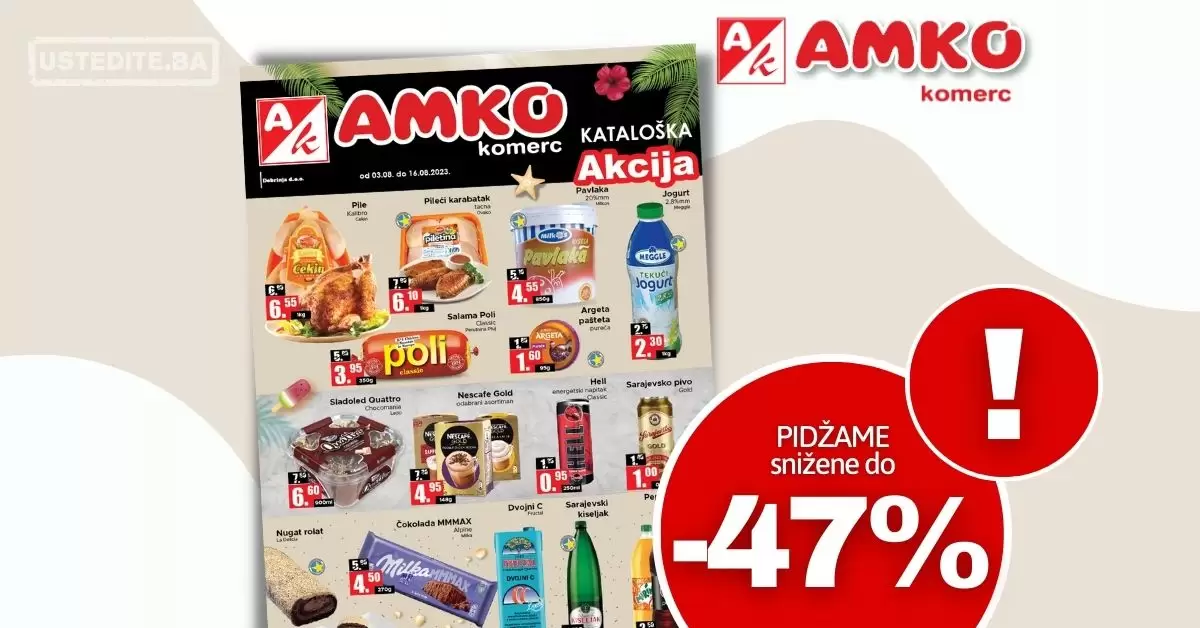 Amko katalog 3-16.8.2023. - ustedite.ba