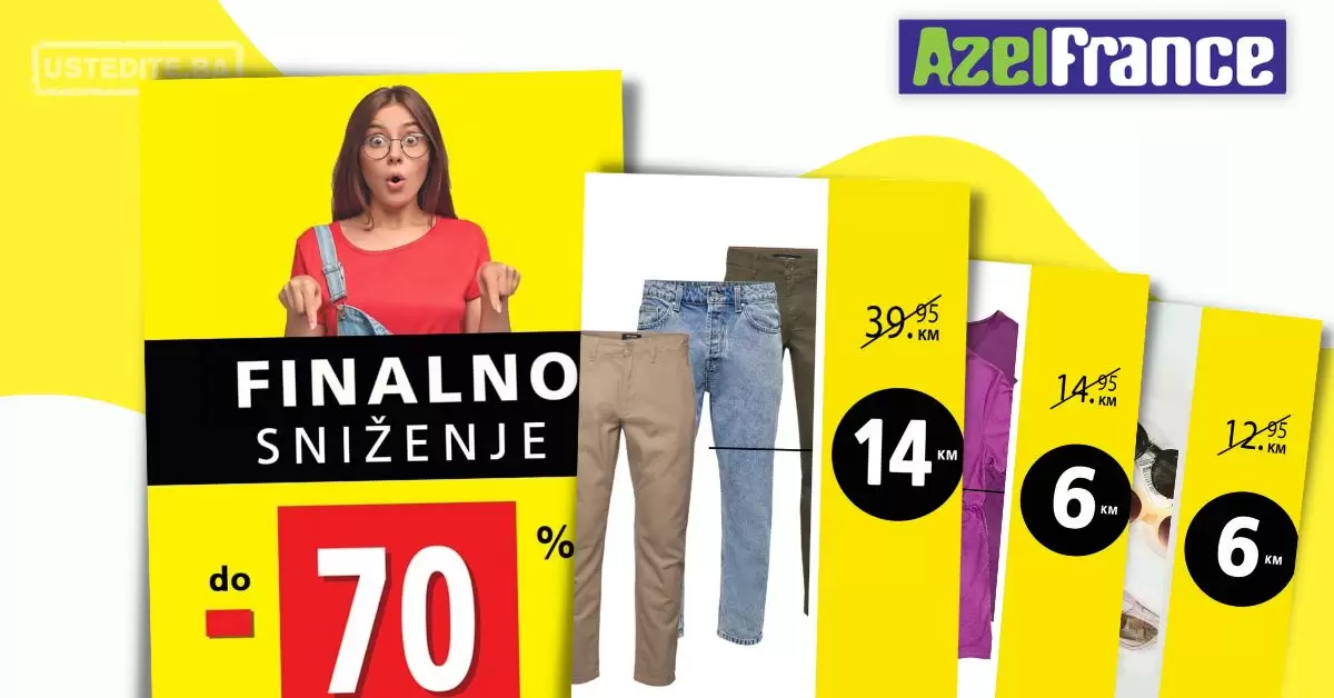 Azel France SNIŽENJE do 70% - ustedite.ba
