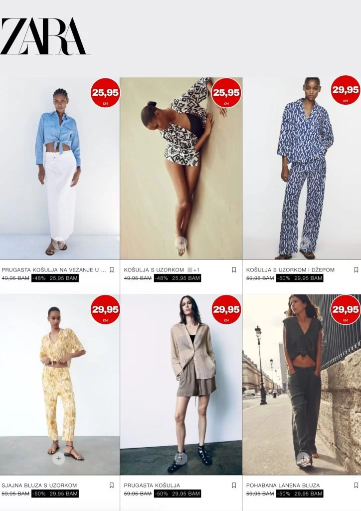 Zara BiH ⇢ Pogledajte 18 modela KOŠULJA sniženih do 50% - ustedite.ba