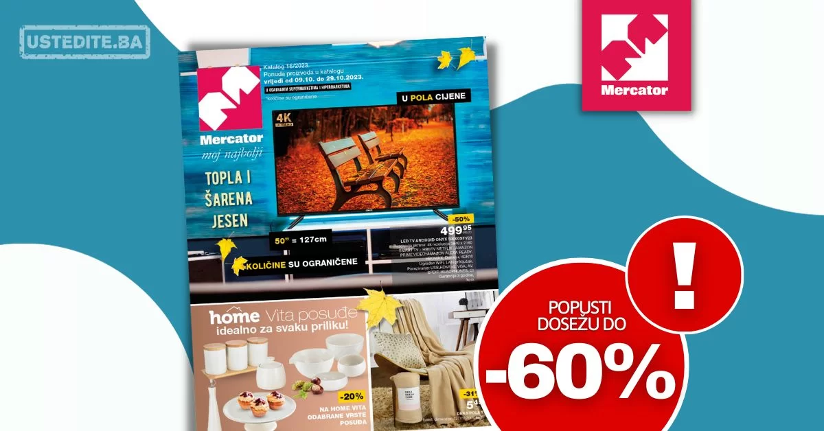 Mercator katalog 9-29.10.2023. - ustedite.ba