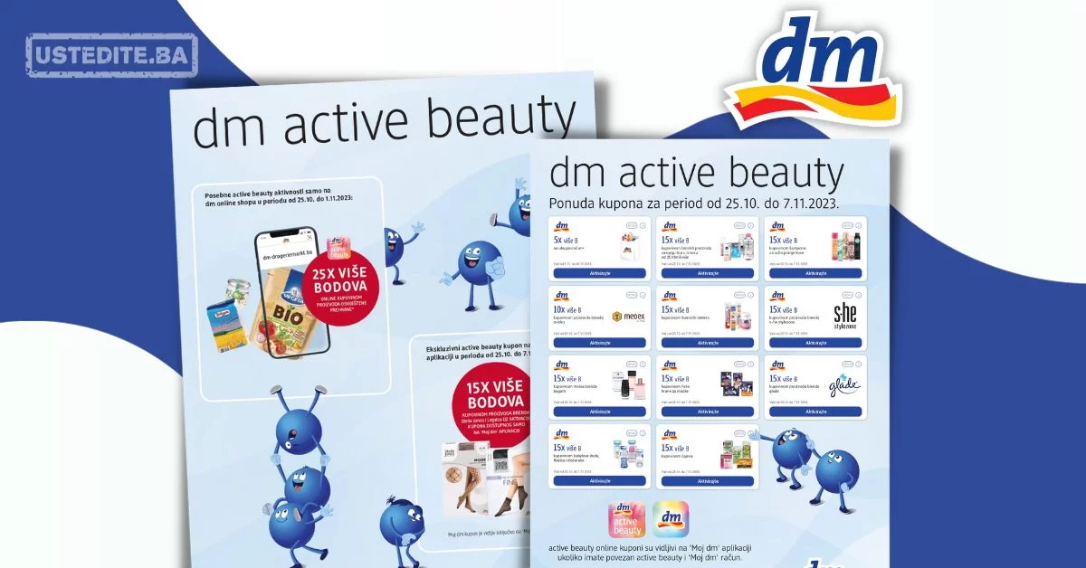 dm active beauty - dm KUPONI - ponuda vrijedi do 7.11.2023. - ustedite.ba