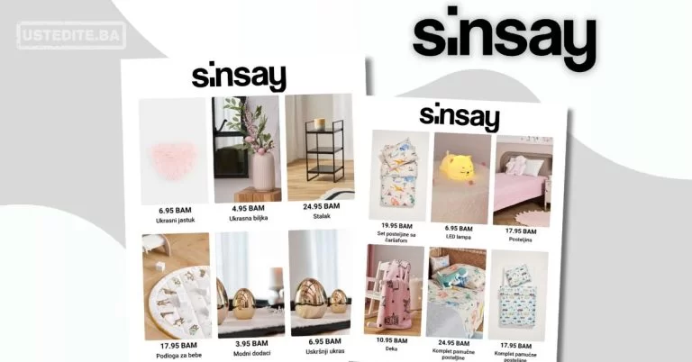 NOVITETI u Sinsay HOME - februar 2024. - ustedite.ba