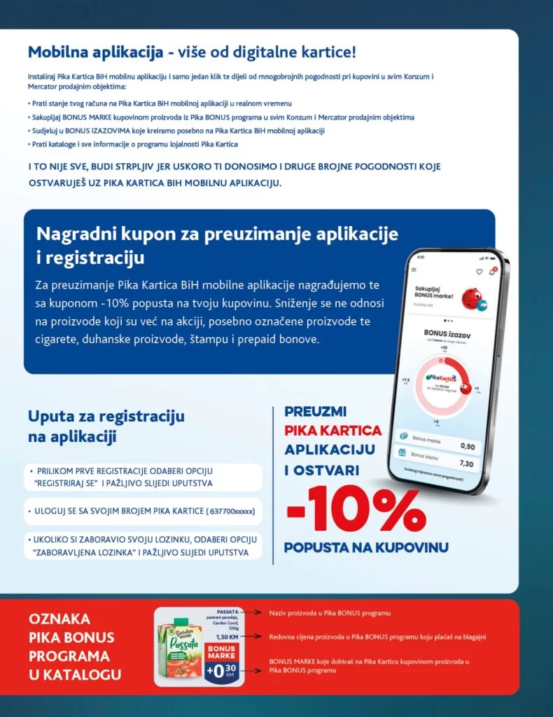 Konzum katalog PIKA KARTICA 1-31.5.2024. - ustedite.ba
