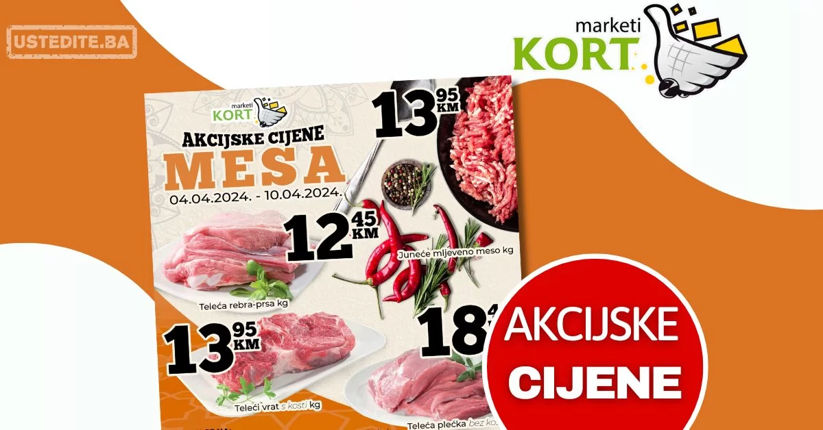 Kort katalog BAJRAMSKA AKCIJA 4-10.4.2024. - ustedite.ba
