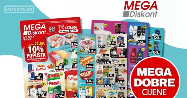 Mega Diskont katalog 3-14.9.2024. - ustedite.ba