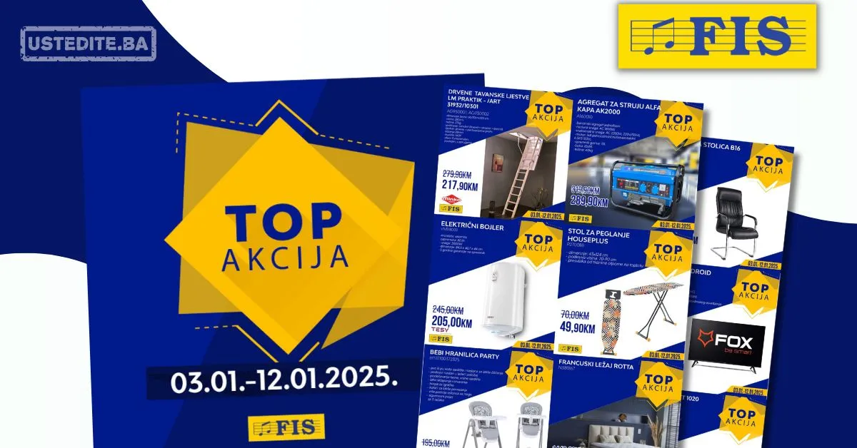 Fis TOP AKCIJA 3-12.1.2025. - ustedite.ba