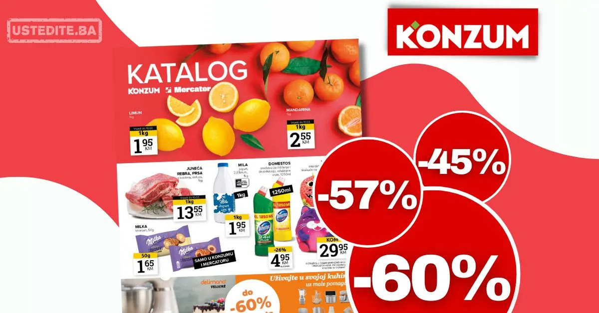 Konzum katalog & Konzum akcije - ustedite.ba