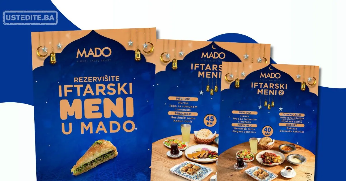Mado IFTARSKI MENI 📍 Sarajevo 2025. - ustedite.ba