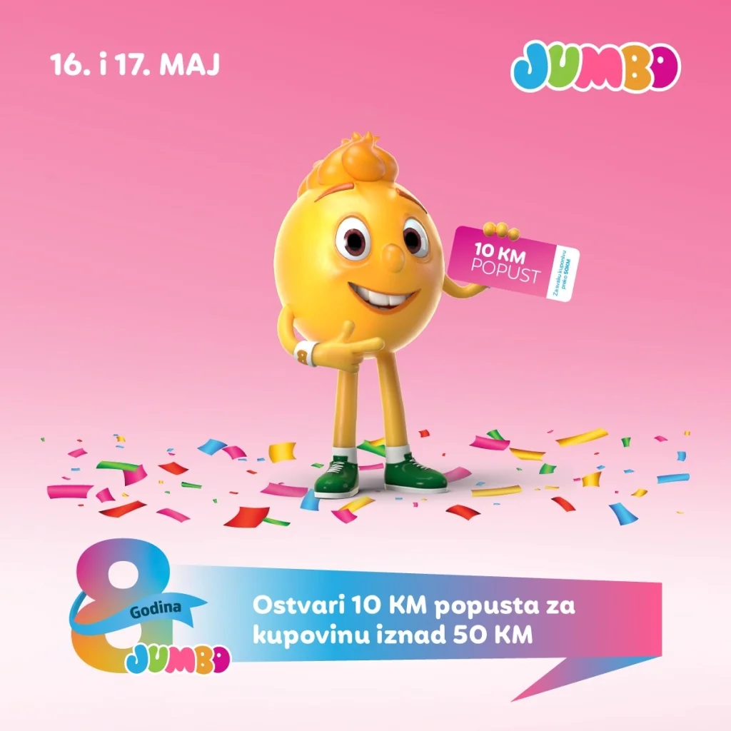 Jumbo akcija SUPER POPUSTI 16-17.5.2025. - ustedite.ba