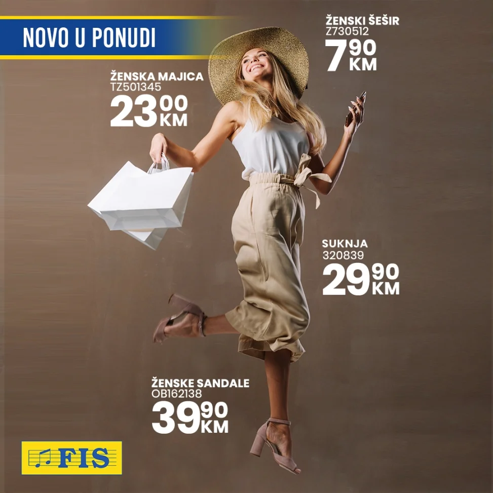 Fis akcija LJETNA KOLEKCIJA maj 2025. - ustedite.ba