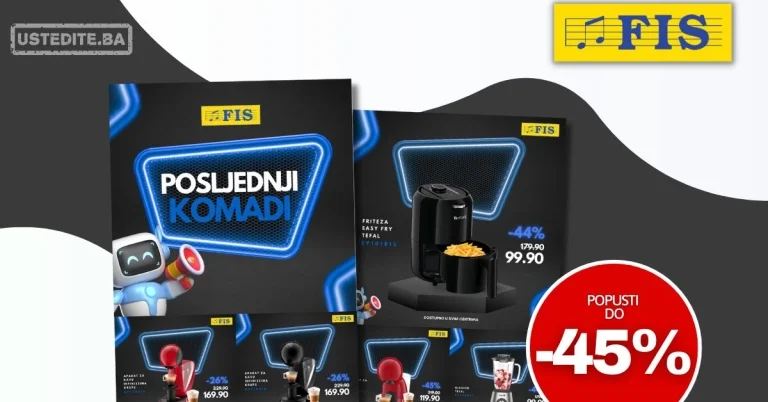 Fis akcija KRUPS & TEFAL maj 2025. - ustedite.ba