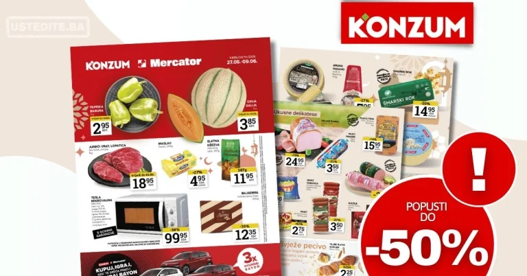 Konzum katalog 27.5-9.6.2025. - ustedite.ba