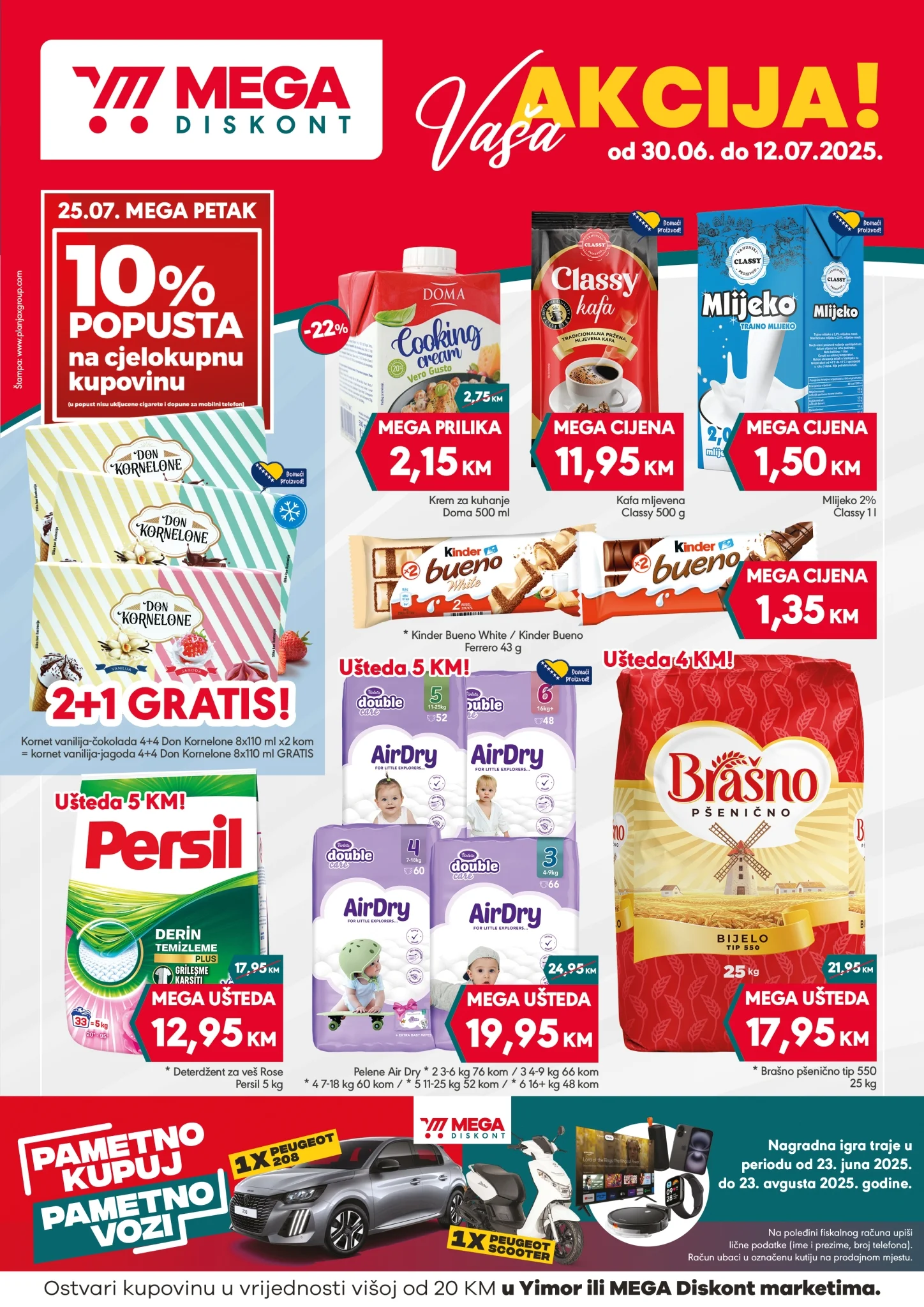 Mega Diskont katalog 30.6-12.7.2025. - ustedite.ba