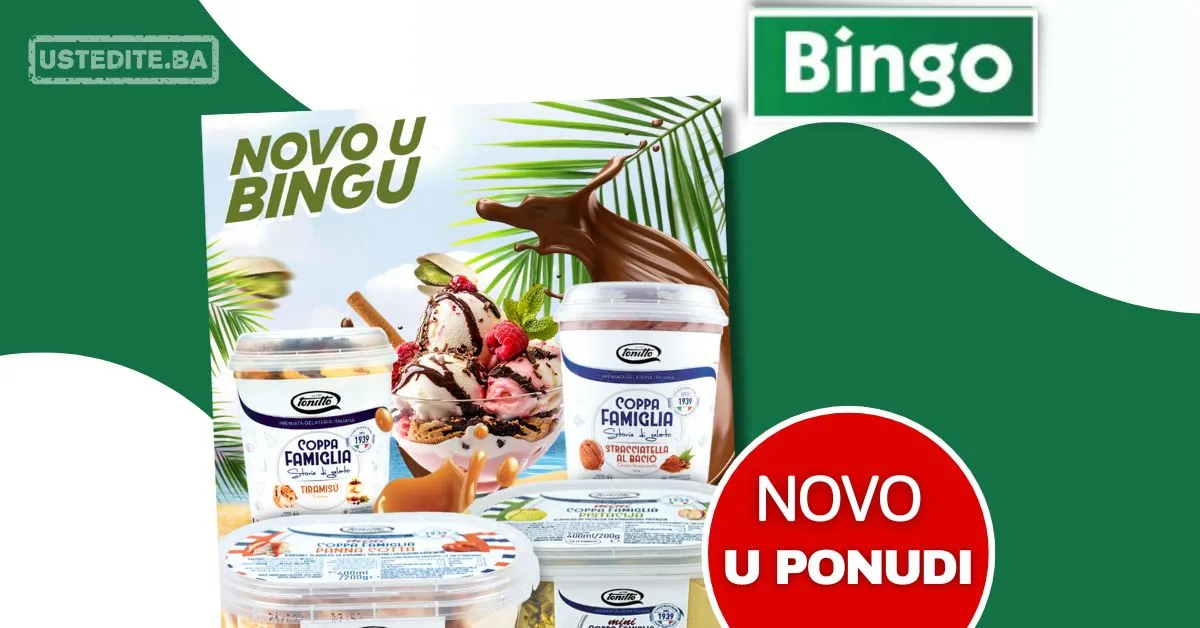 Bingo NOVO U PONUDI – juni 2025. - ustedite.ba