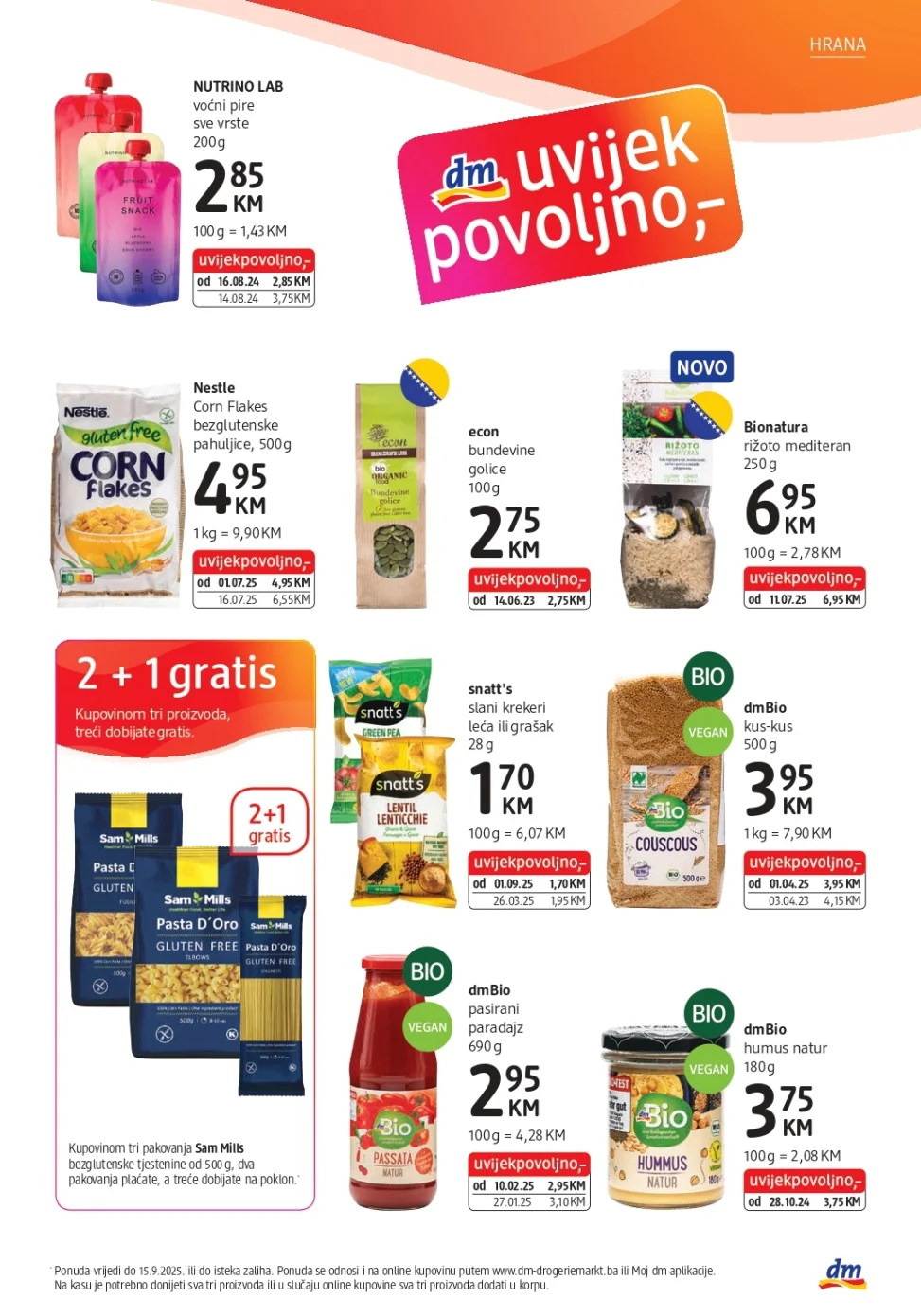 dm Katalog 1-15.9.2025. - ustedite.ba