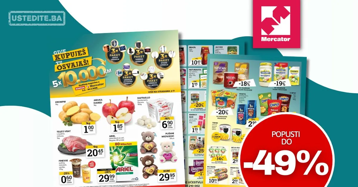 Mercator katalog 10-16.2.2026. - ustedite.ba