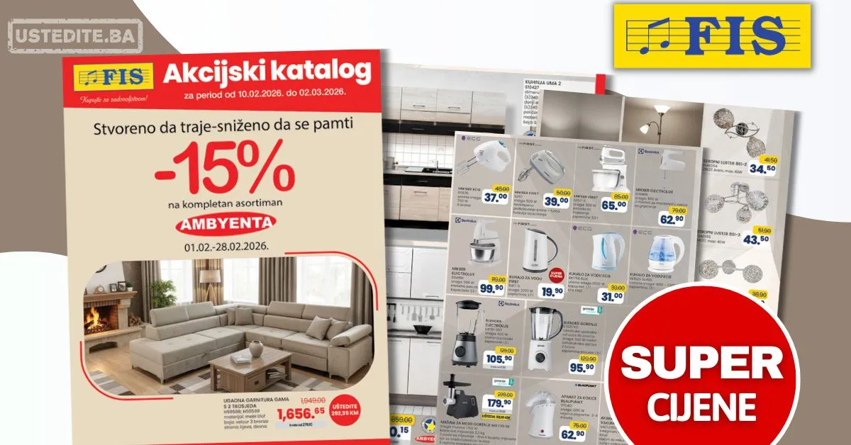 Fis katalog NAJBOLJA PONUDA 10.2-2.3.2026. - ustedite.ba